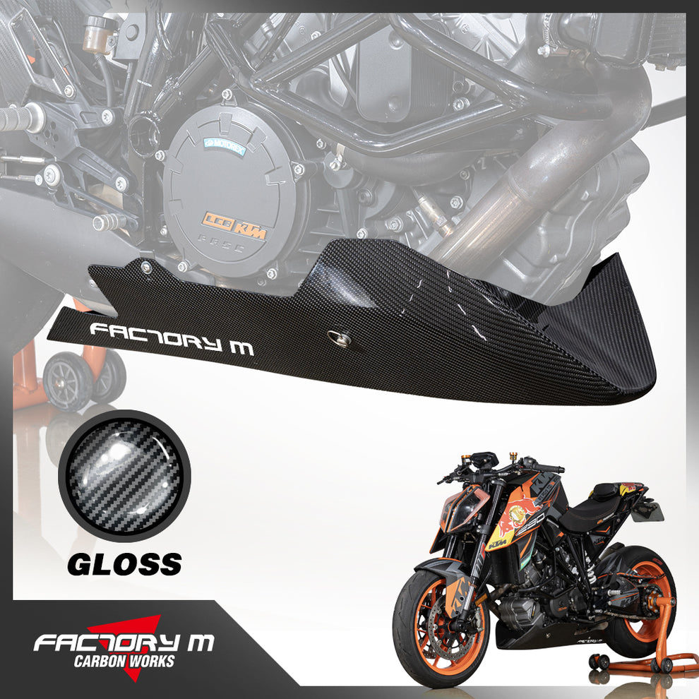 [FACTORY M] Carbon Fiber Belly Pan for KTM 1290 Super Duke R (Gen1,2 ...