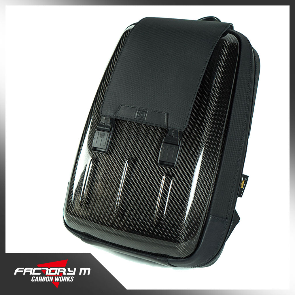 [FACTORY M] 156 CARBON FIBER BACKPACK – 3K BLACK EDITION – Factory M ...