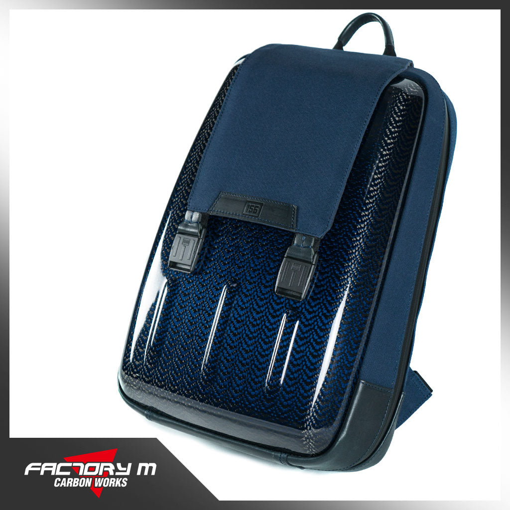 [FACTORY M] 156 Carbon Fiber Backpack – Wave Blue Limited Edition ...