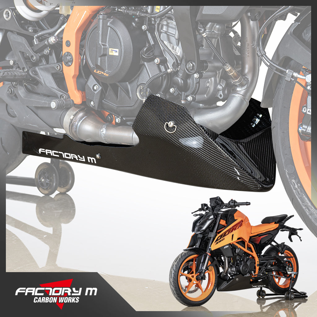[FACTORY M] Carbon Fiber Belly Pan for KTM 390 Duke (Gen3) – Factory M ...