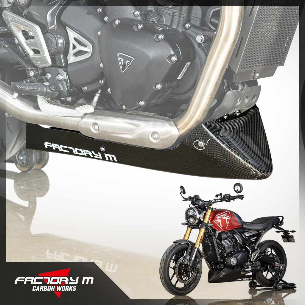 [FACTORY M] Carbon Fiber Belly Pan for Triumph Speed 400 – Factory M ...